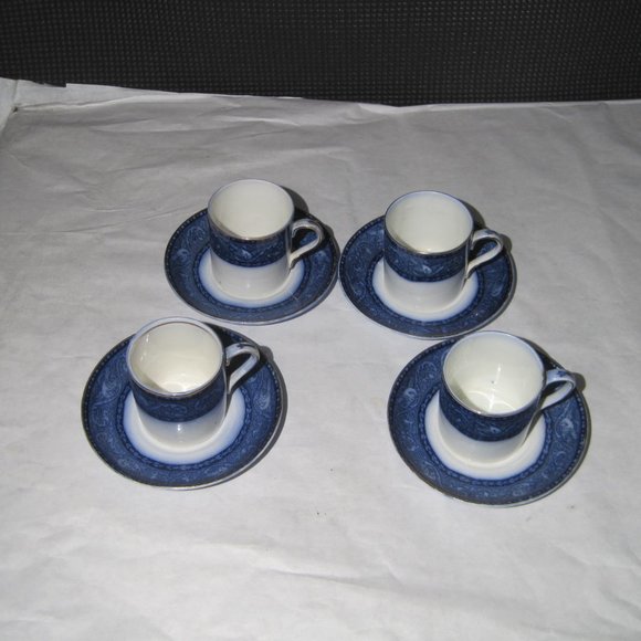 J&G Meakin | Dining | 4 Demitasse Cup Saucers Westbury Hanley England ...